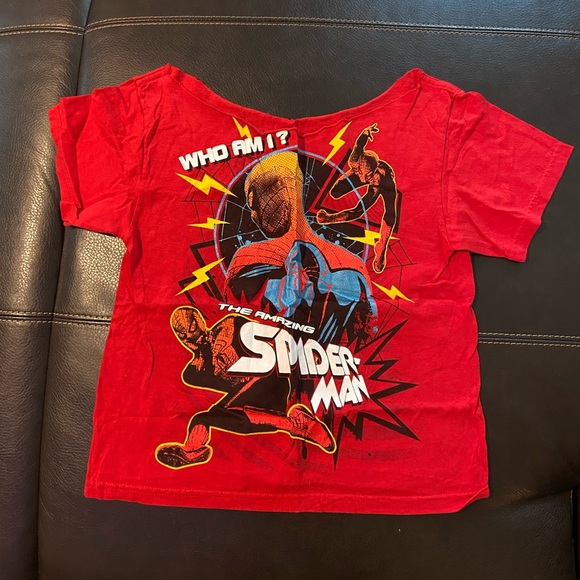Tops | Spider Man Cut Off Tshirt | Poshmark